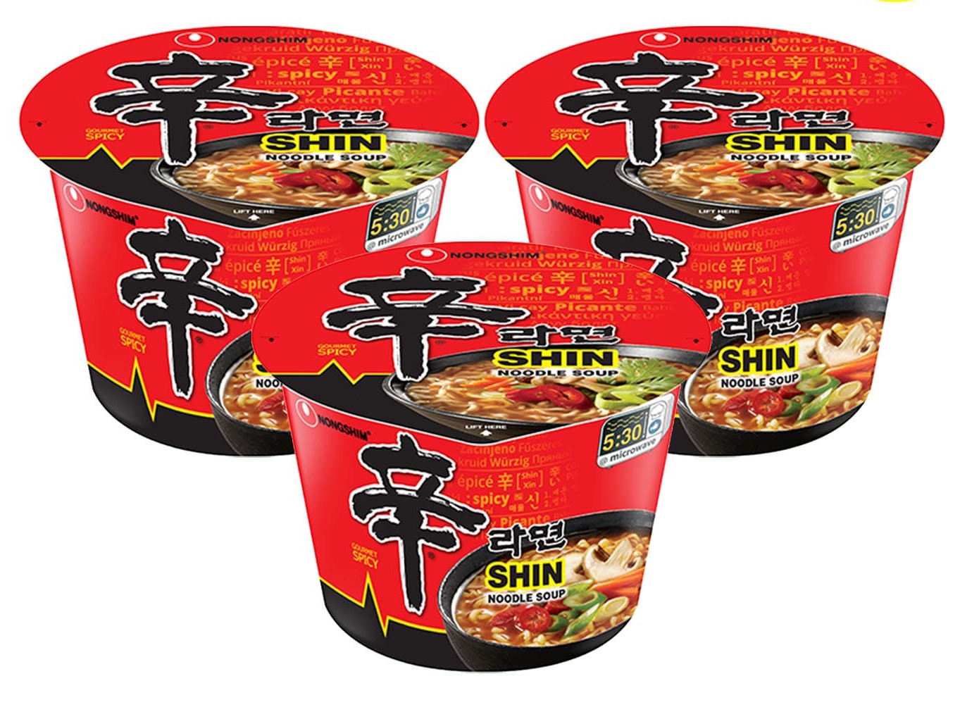 Nongshim Shin Ramyun Spicy Bowl Nongshim Shin Ramyun Spicy Bowl Korean ...